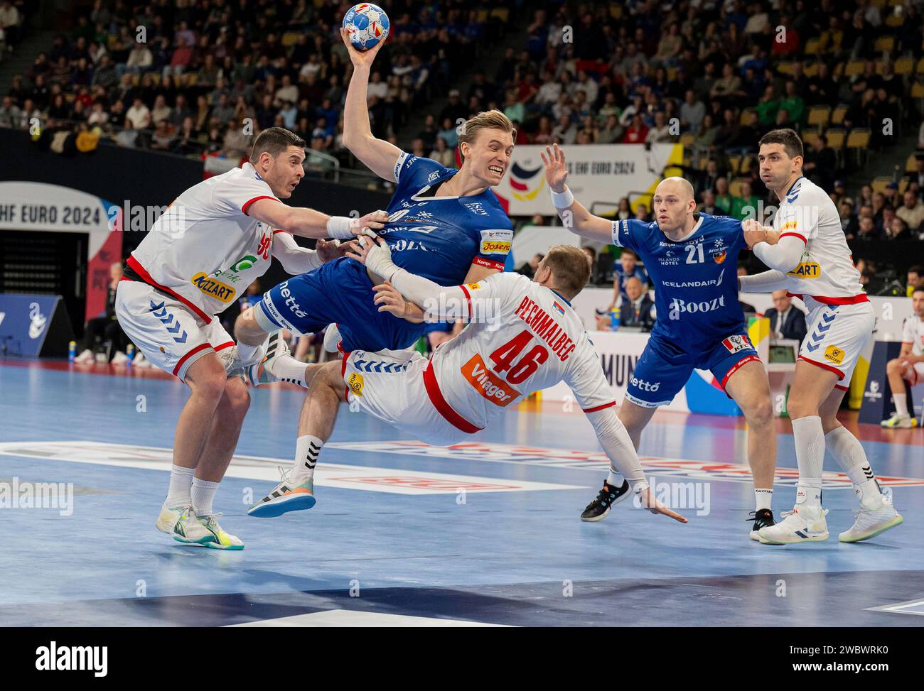 Muenchen, Deutschland. 12th Jan, 2024. Mijajlo Marsenic (Serbien/Serbia ...