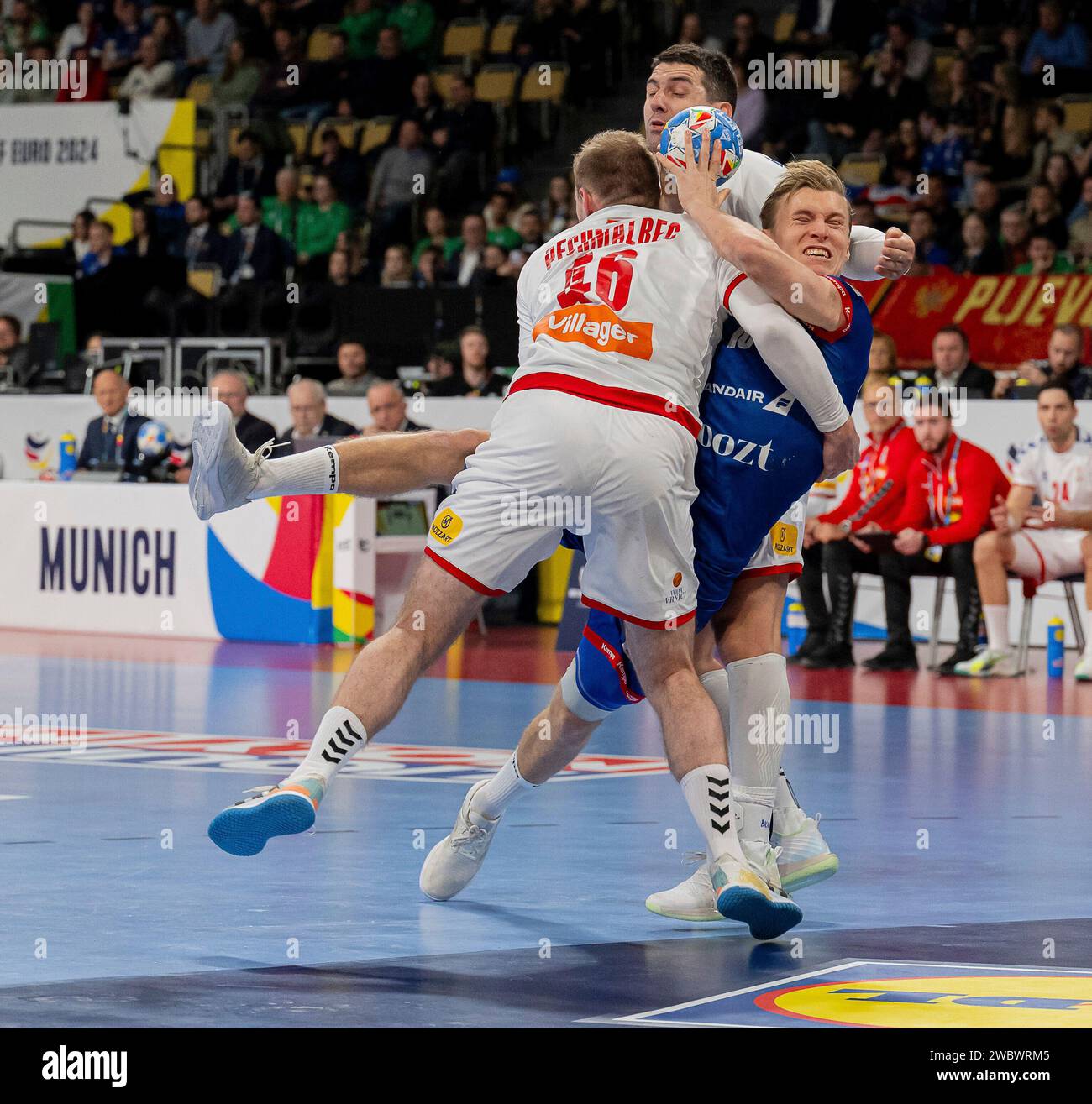 Muenchen, Deutschland. 12th Jan, 2024. Dragan Pechmalbec (Serbien ...