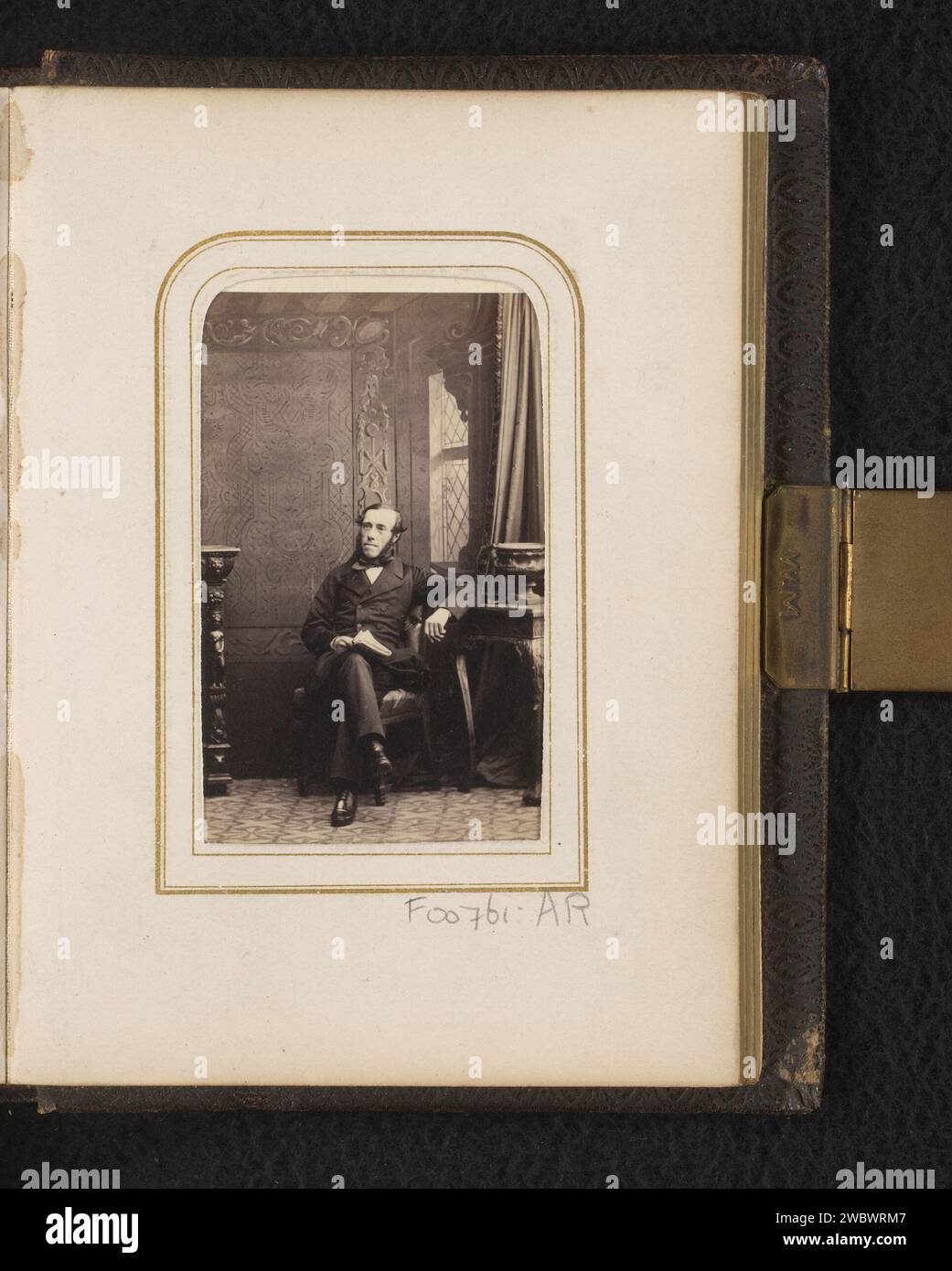 Portrait of a man with newspaper, Camille Leon Louis Silvy, 1859 - 1890 ...