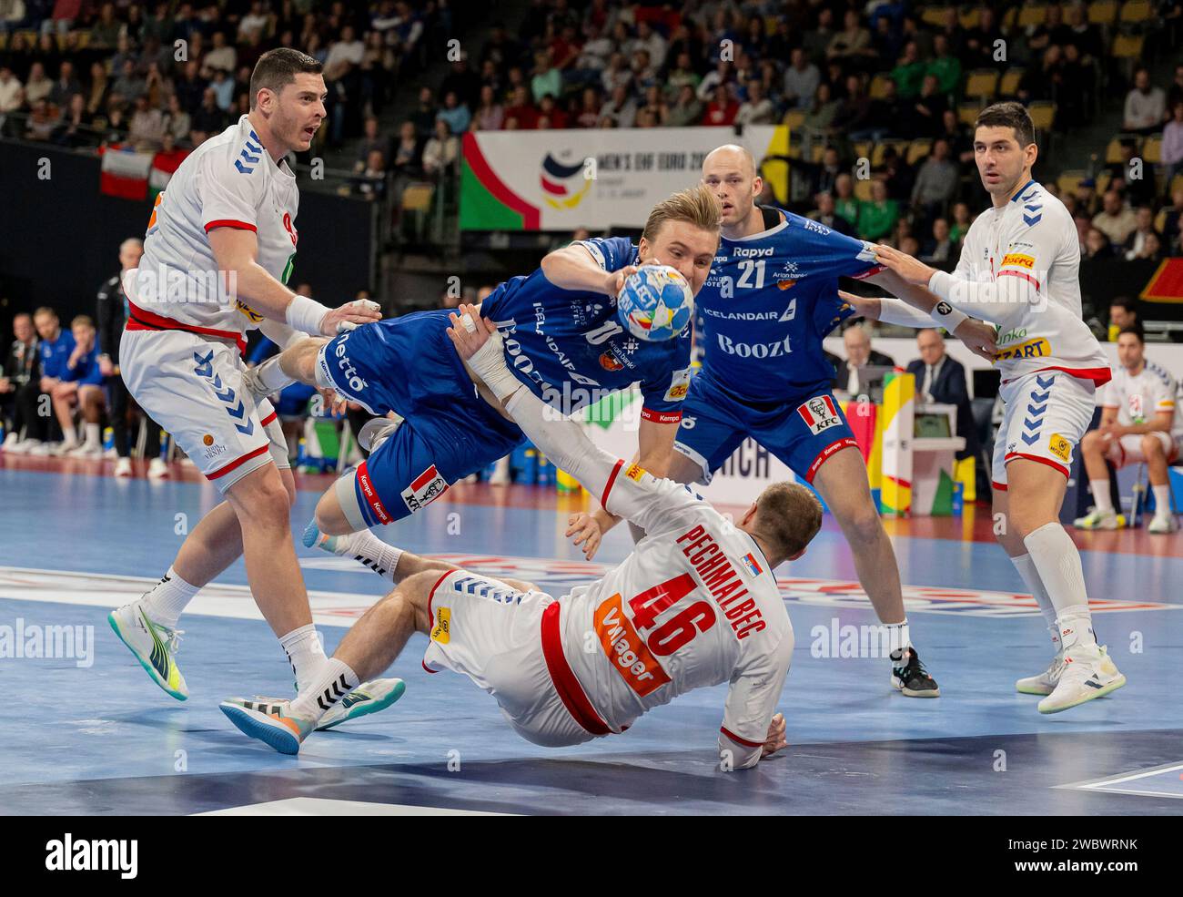 Muenchen, Deutschland. 12th Jan, 2024. Mijajlo Marsenic (Serbien/Serbia ...