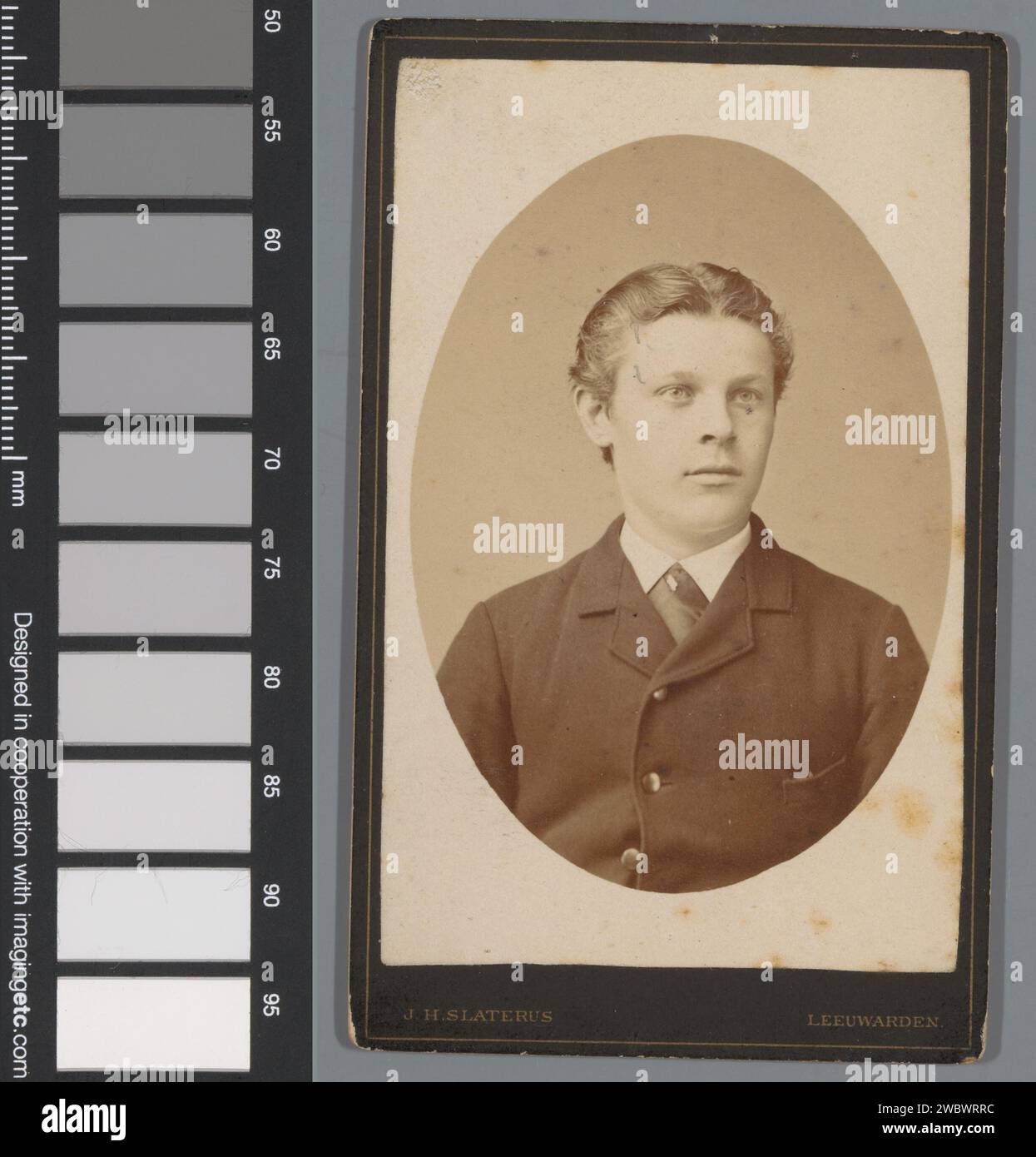 Portrait of Dirk Wartena, Idanus Hendrikus Slaterus, 1873 - 1892 ...