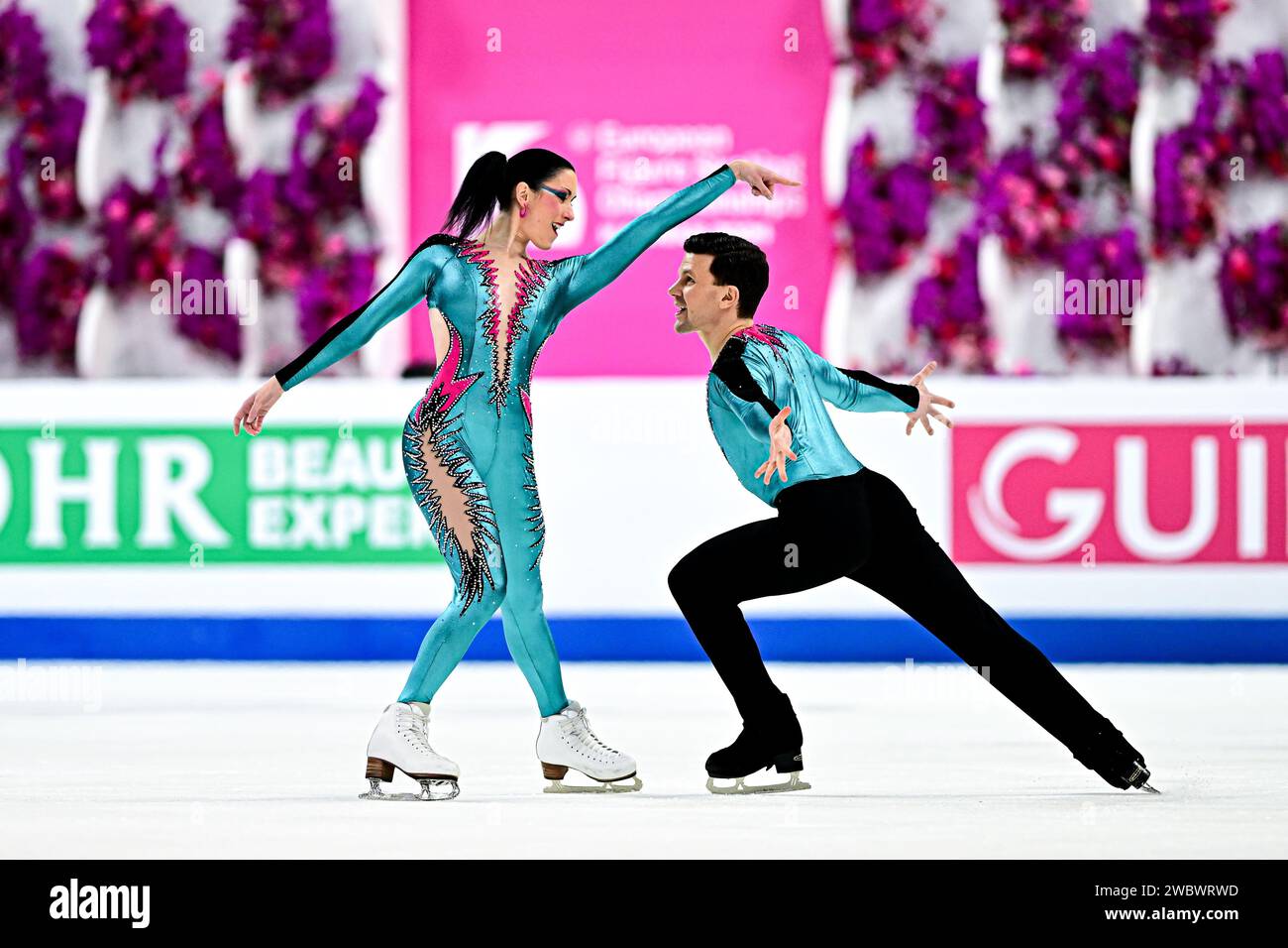 Charlene GUIGNARD & Marco FABBRI (ITA), during Ice Dance Rhythm Dance ...