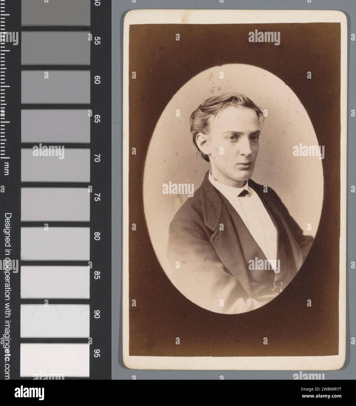 Portrait of an unknown man, Dirk Le Grand, 1870 - 1891 Photograph ...