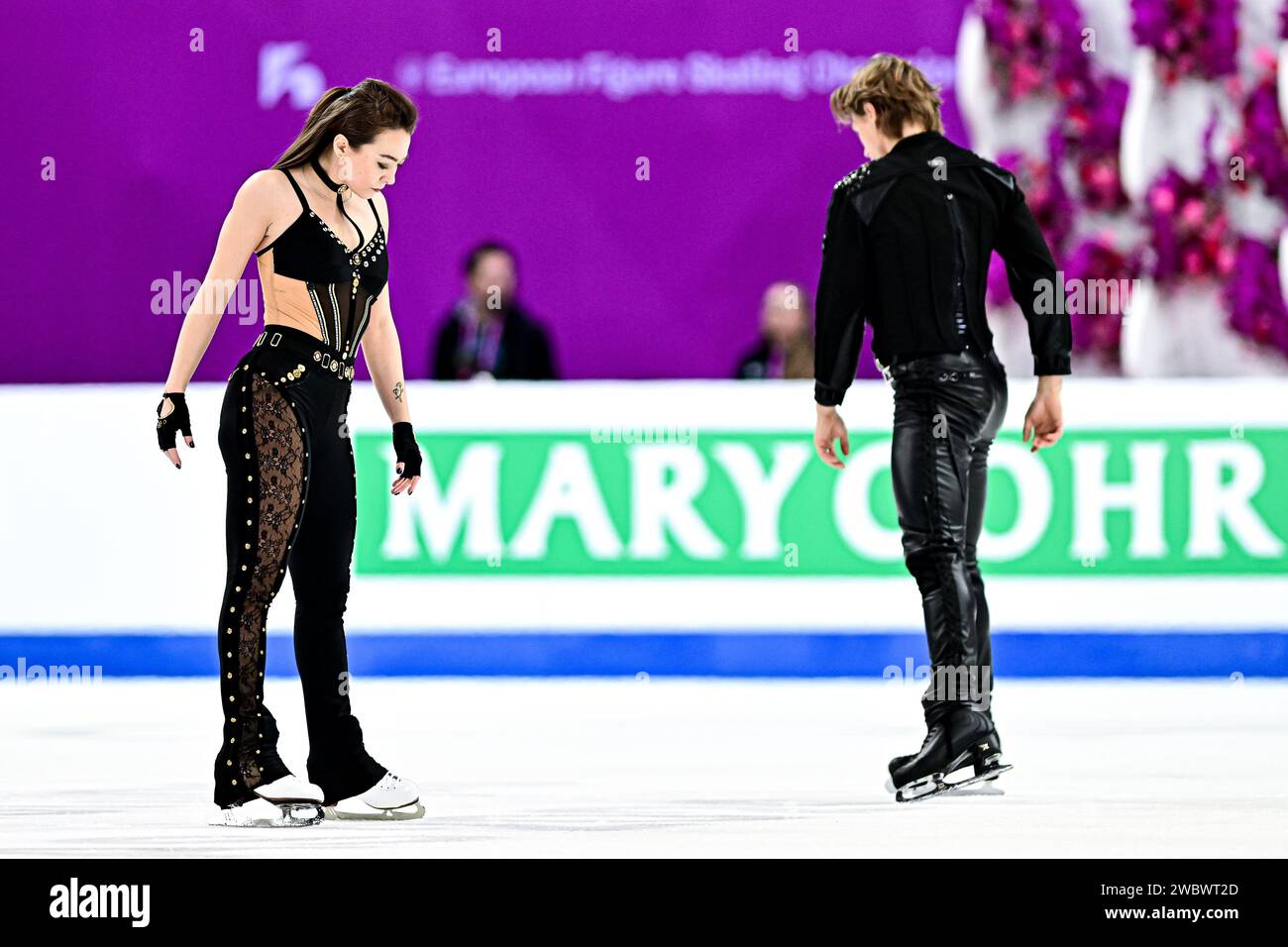 Allison REED & Saulius AMBRULEVICIUS (LTU), during Ice Dance Rhythm ...