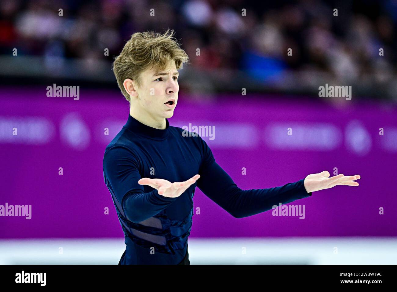Fedor CHITIPAKHOVIAN (ARM), during Men Free Skating, at the ISU ...