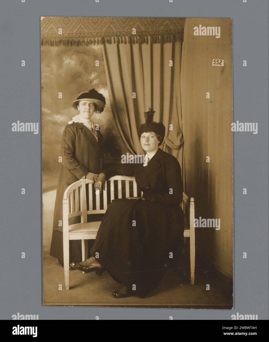 Double portrait of two unknown women, American Automatic Photography ...