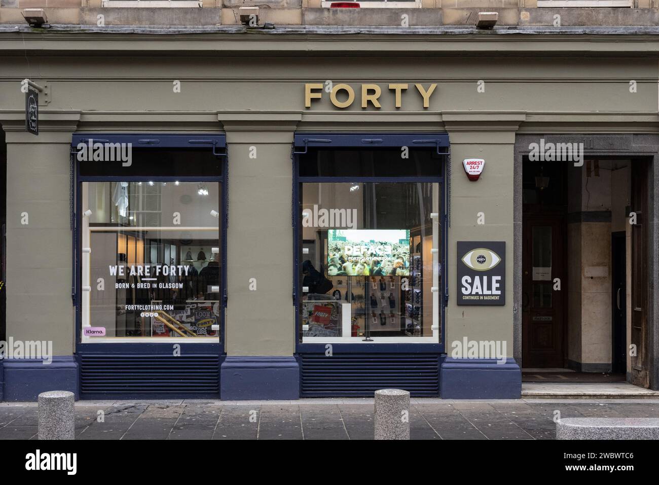 Forty clothing glasgow shop hi-res stock photography and images - Alamy