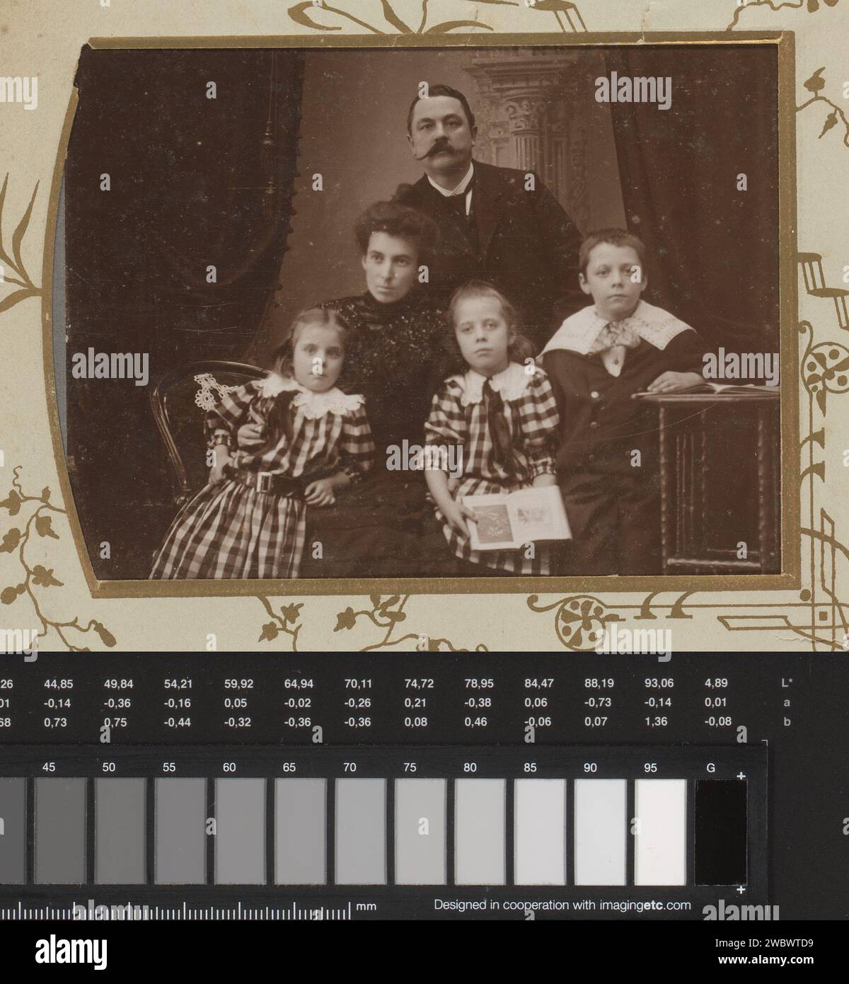 Family portrait, Hermann Sontag, 1860 - 1900 photograph. cabinet ...