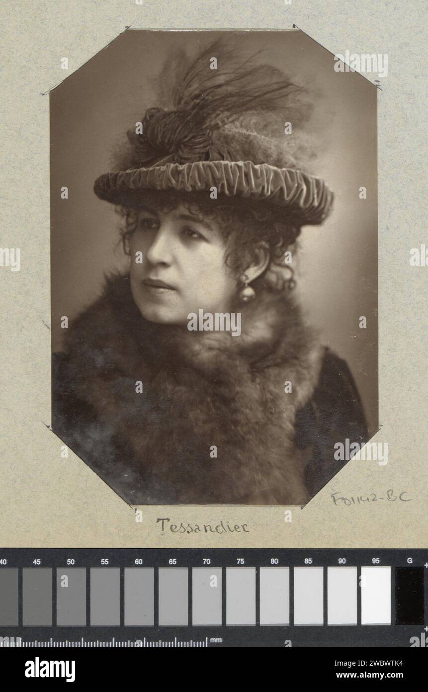 Portret van Aimée Tessandier, actress, c. 1890 - C. 1900 photograph ...