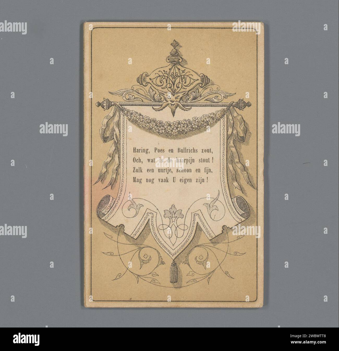 Photo production of a drawing by an unknown man at a table with a cat ...