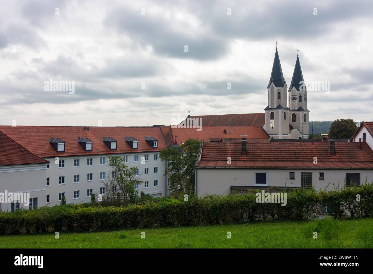 Catholic church and abbey gars am inn hi-res stock photography and ...