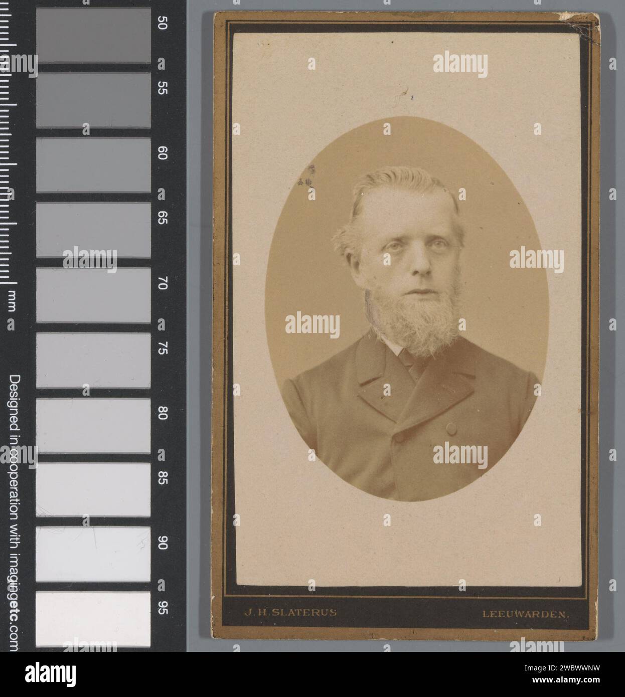 Portrait of Arjen Bernhart Mulder, Idanus Hendrikus Slaterus, 1892 ...