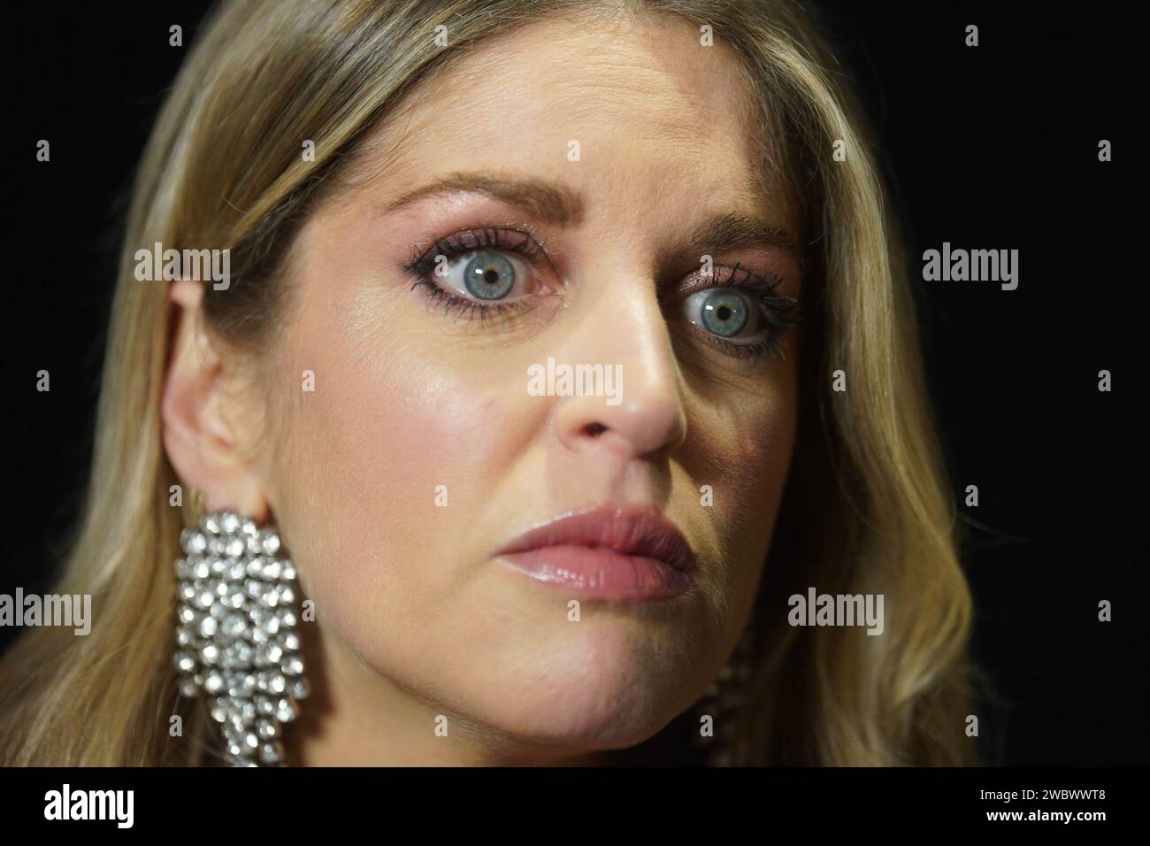 Amy Huberman attends the premiere of LOL: Last One Laughing Ireland, at ...