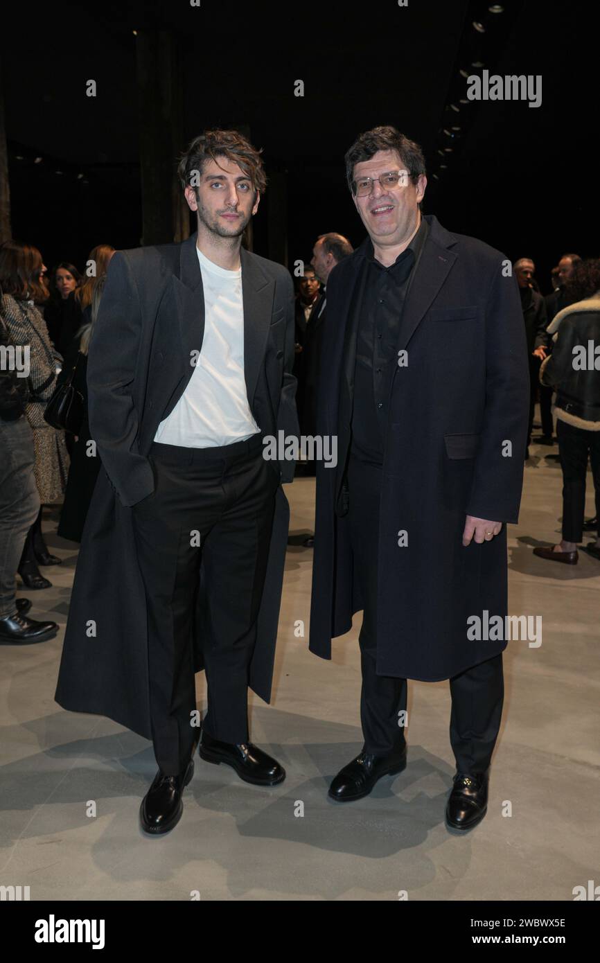 Milan, Italy. 12th Jan, 2024. Milan, Men's Fashion, Autumn Winter 2024 ...