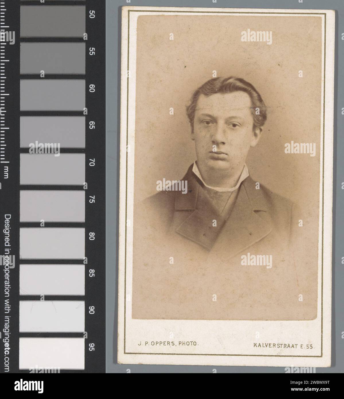 Portrait of an unknown man, Johannes Petrus Oppers, 1859 - 1890 ...