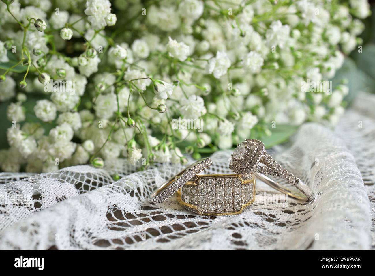 Platinum lace hi-res stock photography and images - Alamy