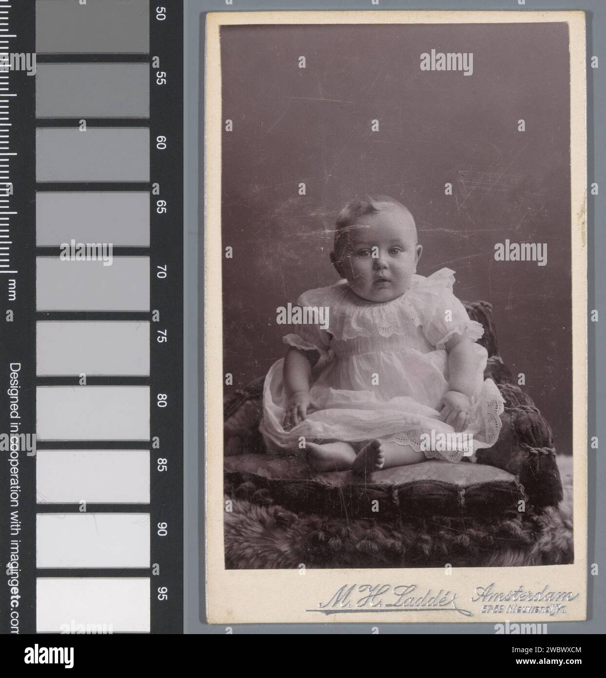 Portrait of an unknown baby, Machiel Hendricus Laddé, 1892 - 1906 ...