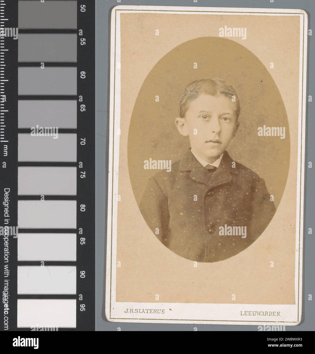 Portrait of an unknown boy, Idanus Hendrikus Slaterus, 1873 - 1892 ...