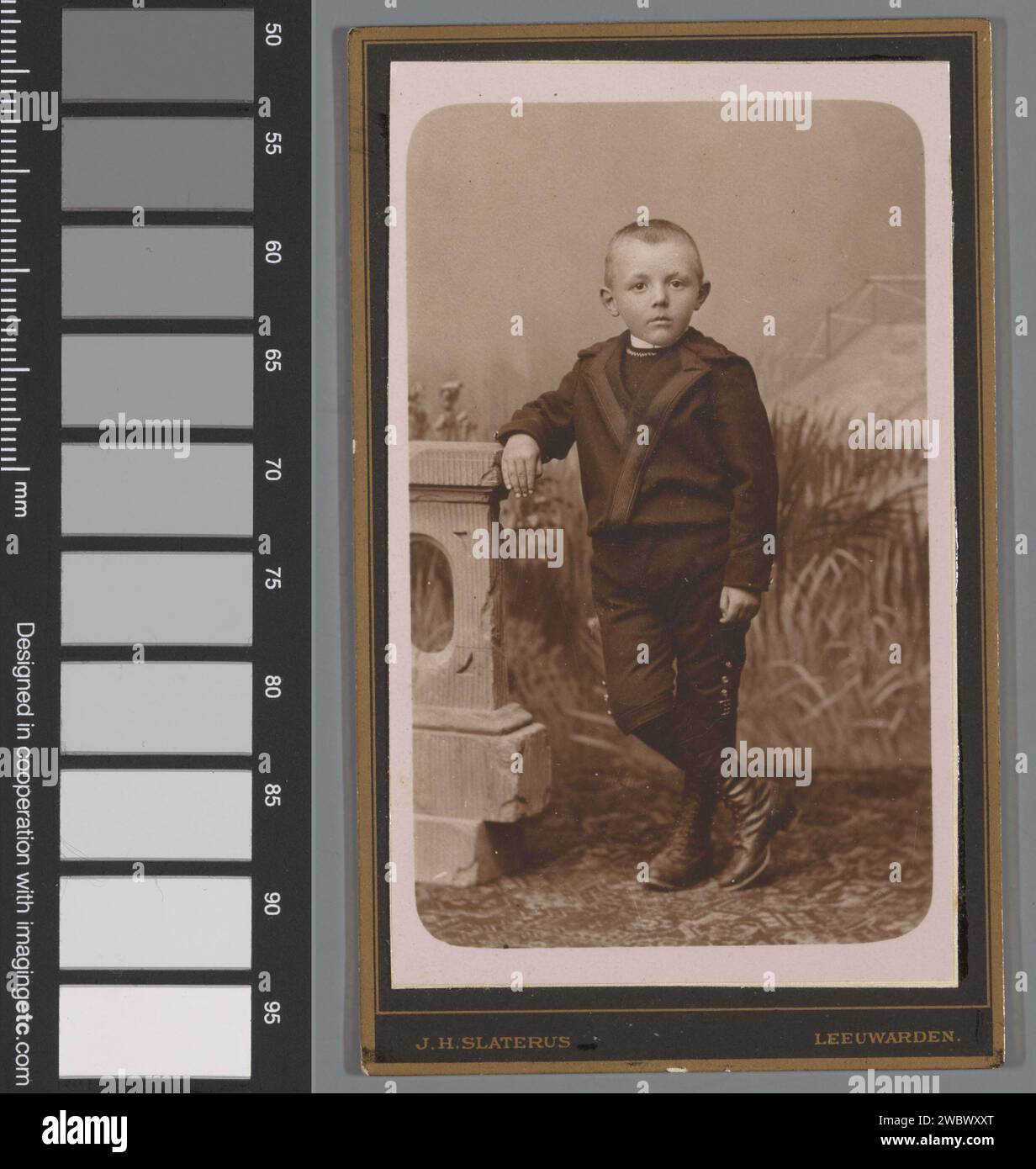 Portrait of an unknown boy, Idanus Hendrikus Slaterus, 1892 - 1909 ...
