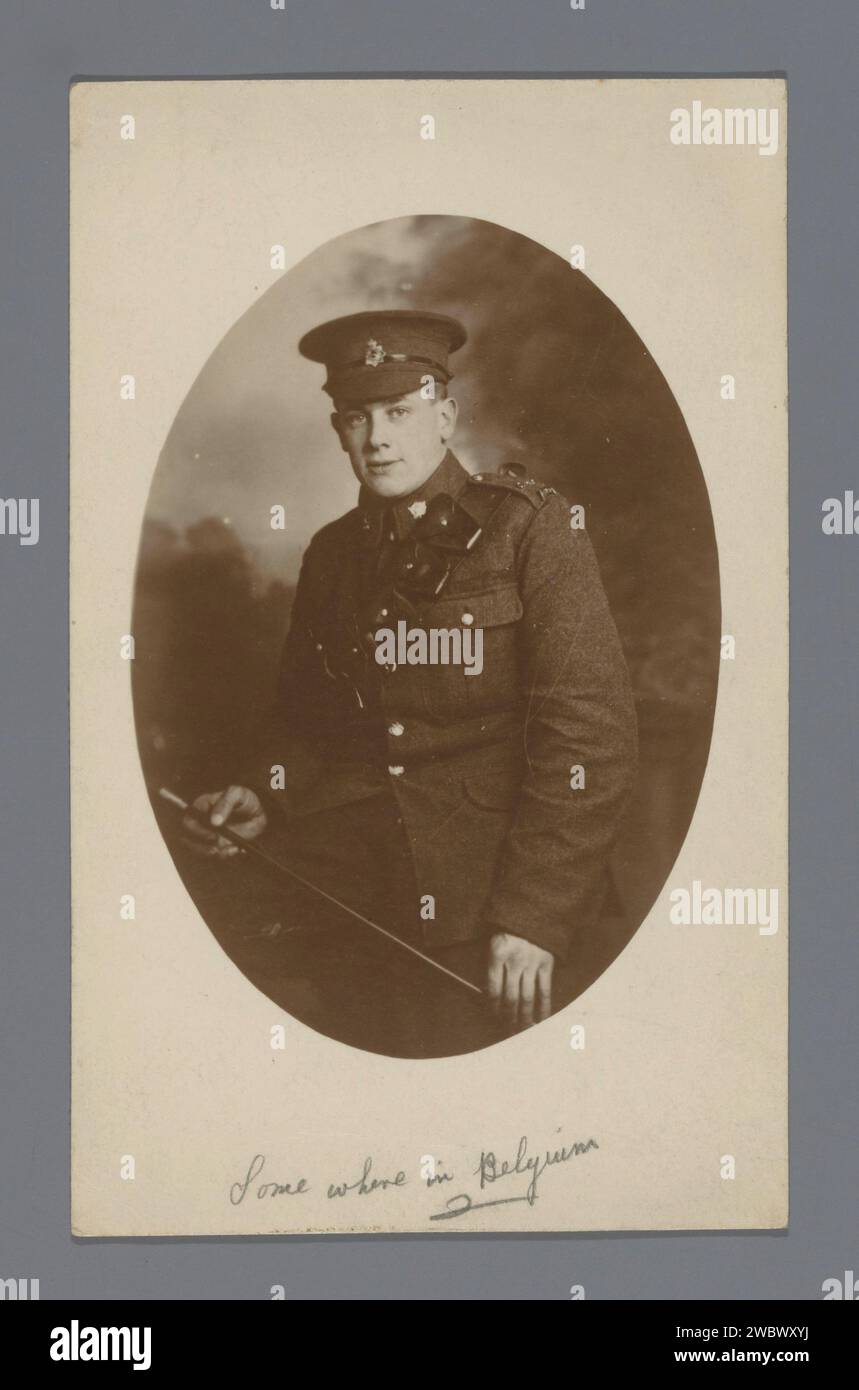 Portrait of an unknown man in uniform, anonymous, c. 1910 - c. 1920 ...