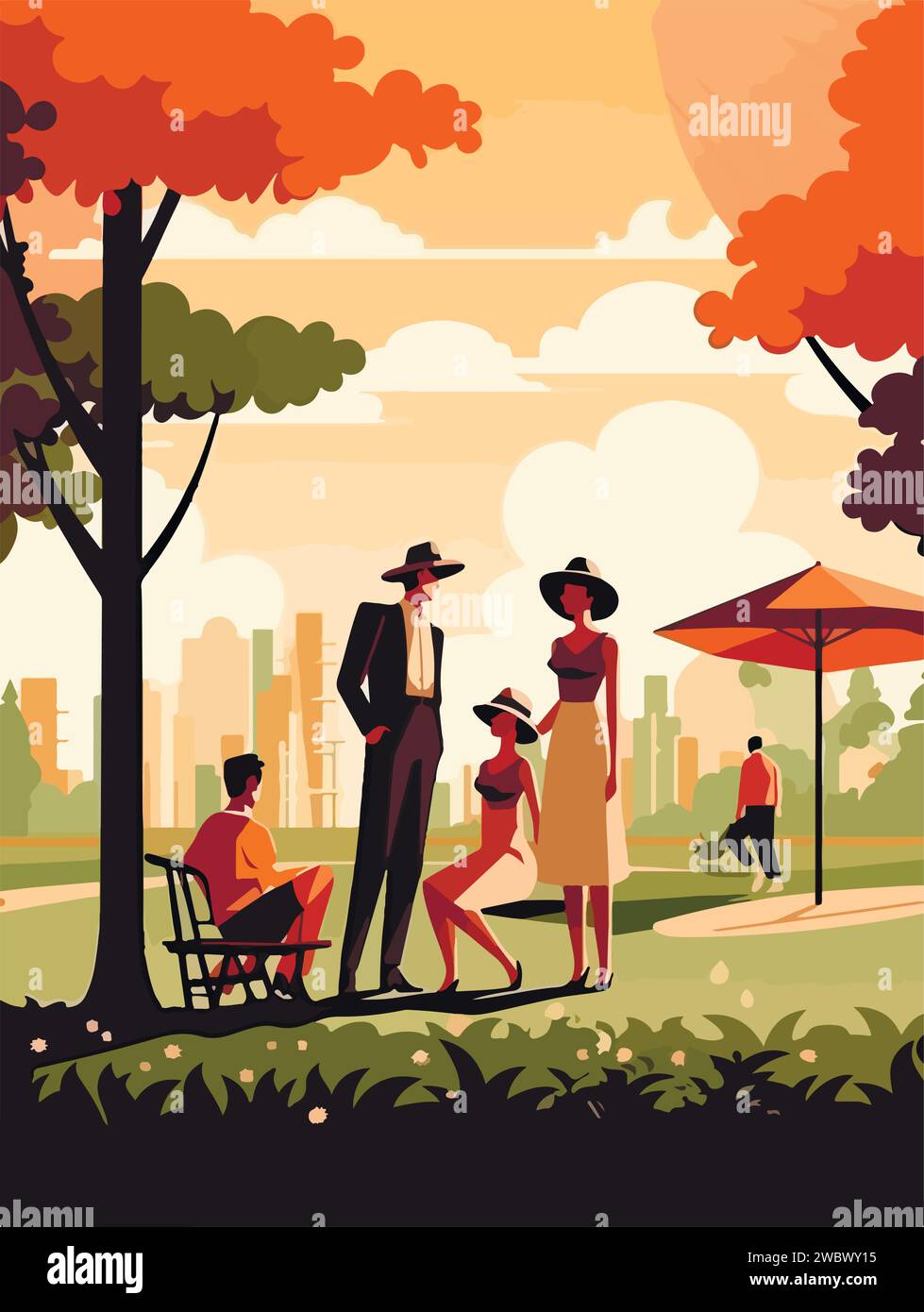 Child girl walking in Stock Vector Images - Alamy