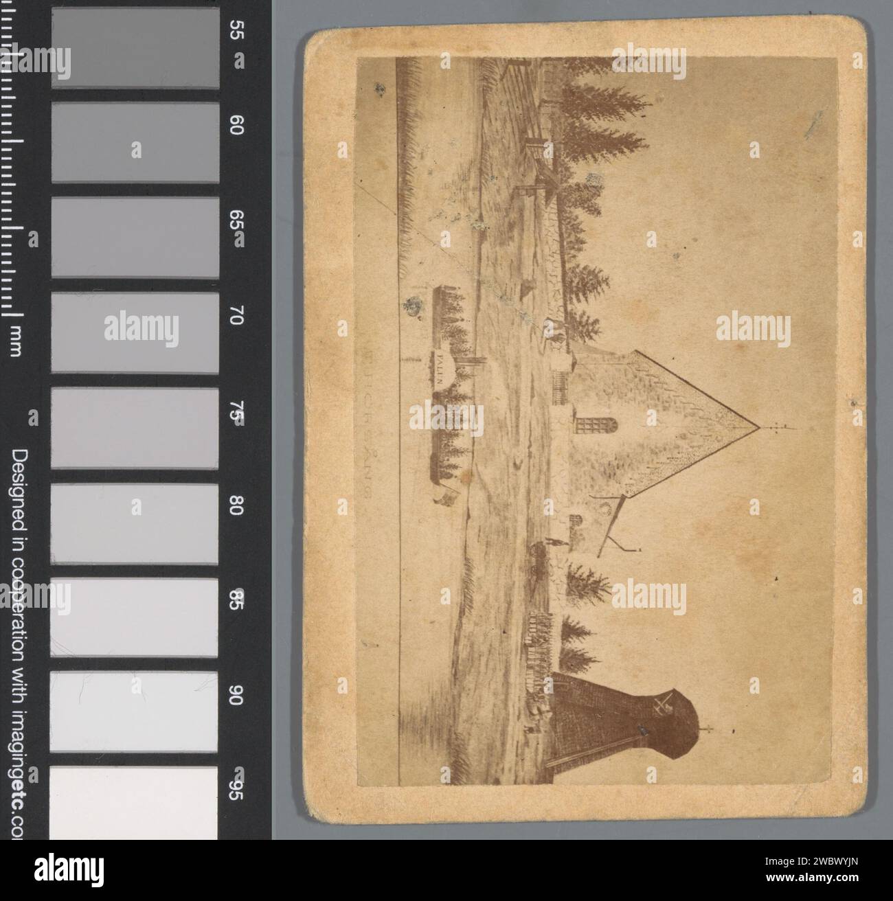 Photo production of a drawing by Torsangs Kyrka, Anonymous, 1855 - 1885 ...