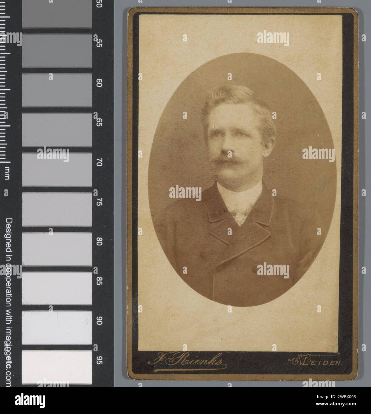 Portrait of an unknown man, Jan Frederik Rienks, Before 1877 - 1900 ...