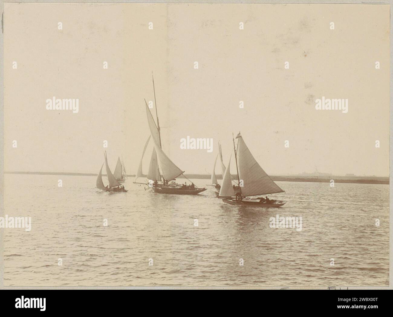 Sailing ships on the water, anonymous, c. 1900 - c. 1910 photograph ...