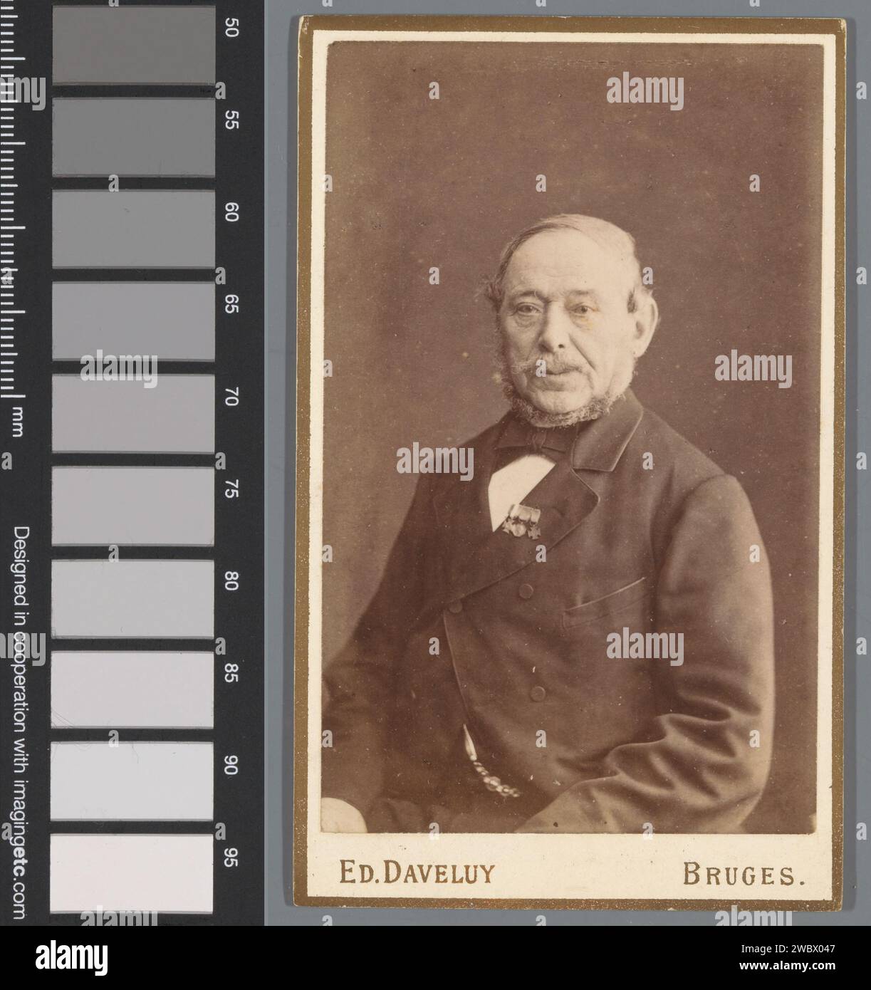 Portrait of an unknown old man, Edouard -Alexis Daveluy, 1860 - 1865 ...