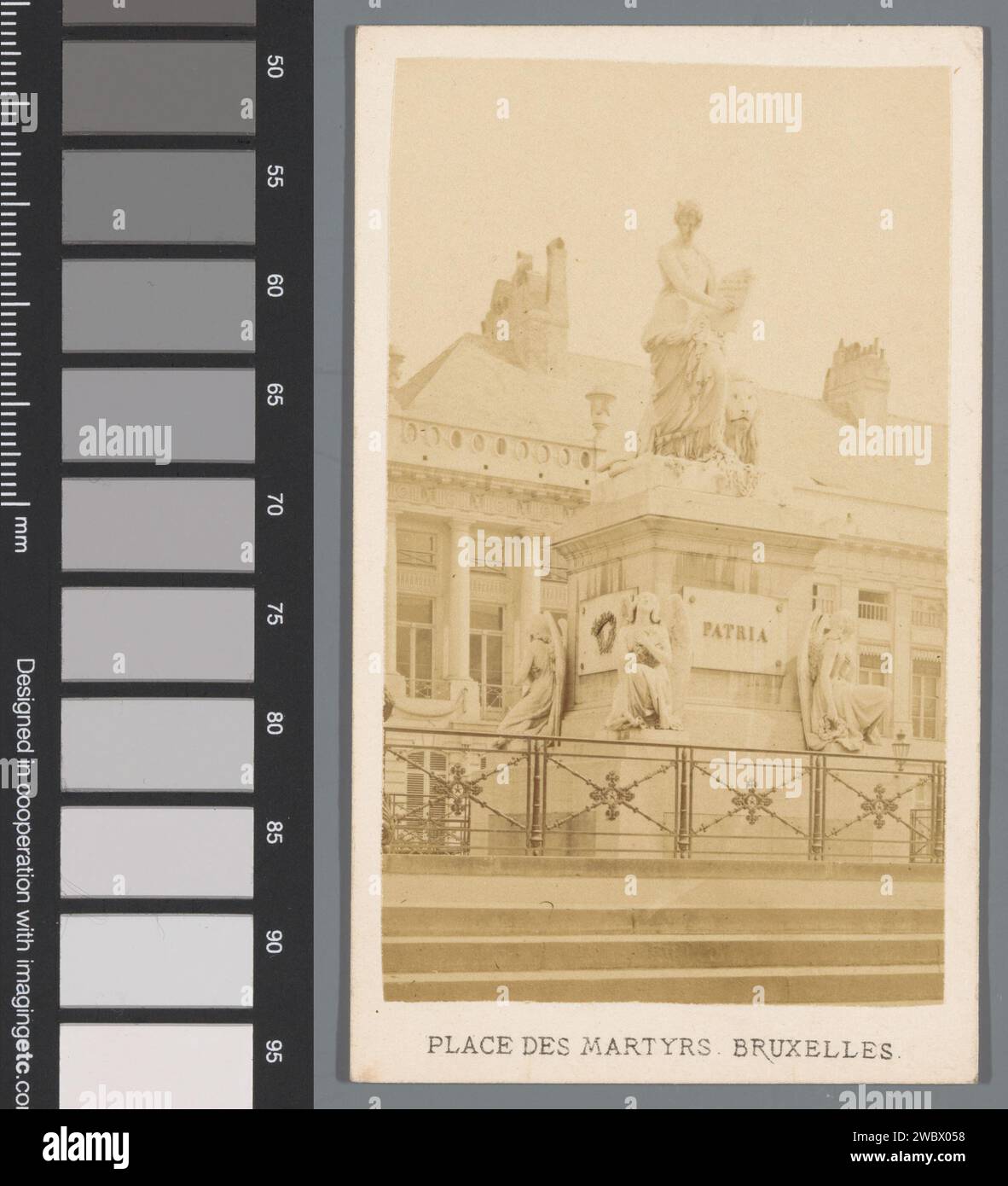 National Monument Pro Patria on Martelarenplein, Brussels, Anonymous ...