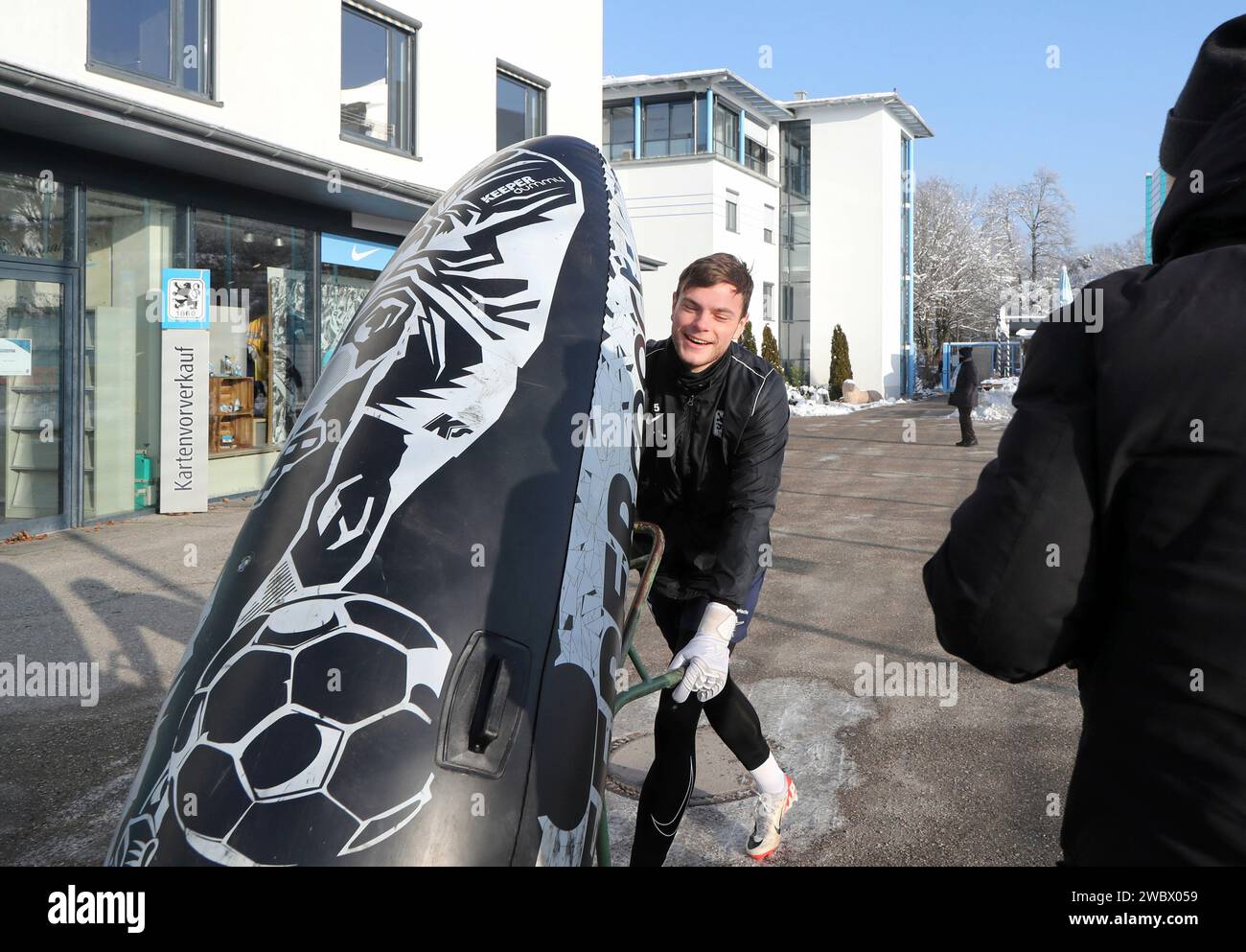 München, Deutschland 12. Januar 2024: Fussball, Herren, 3.Liga, Saison ...