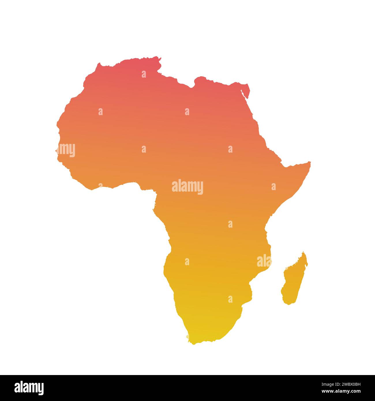 Map of Africa, sign silhouette. World Map Globe. Vector Illustration ...