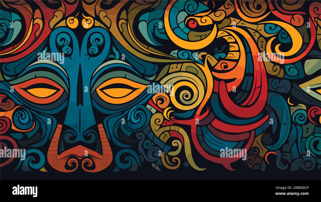 Viking illustration patterns Stock Vector Images - Alamy
