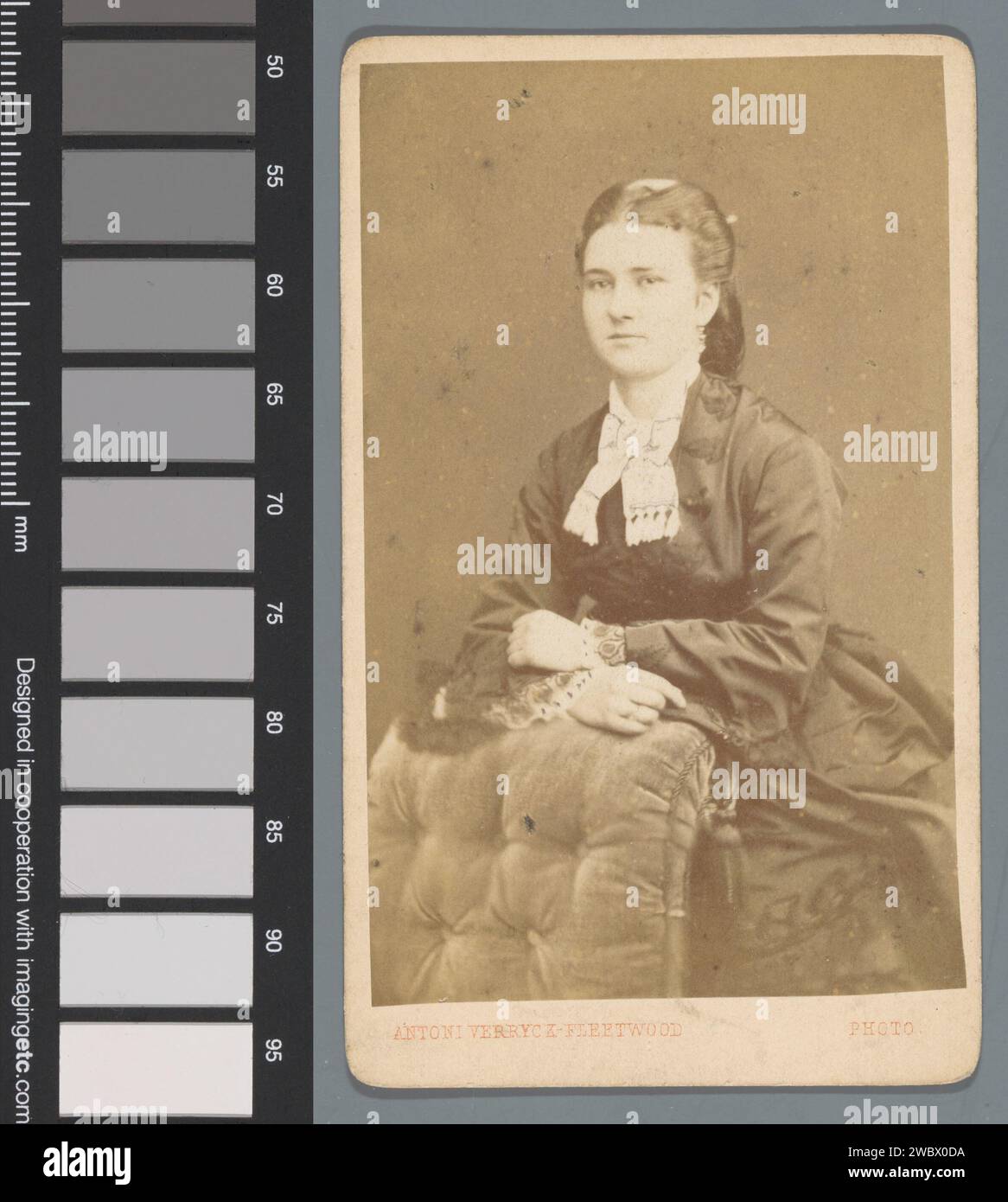Portrait of an unknown woman in an armchair, Antoni Verryck -Fleetwood ...