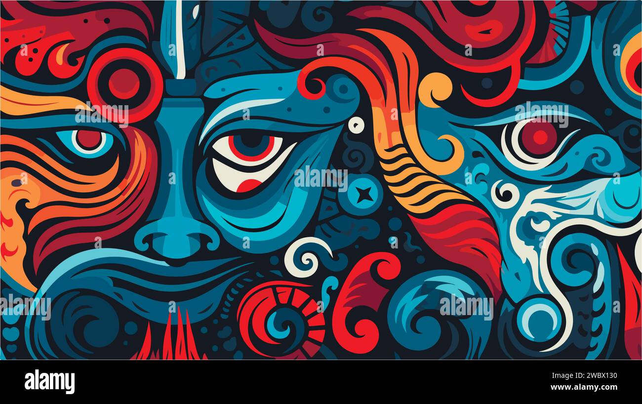 Viking illustration patterns hi-res stock photography and images - Alamy