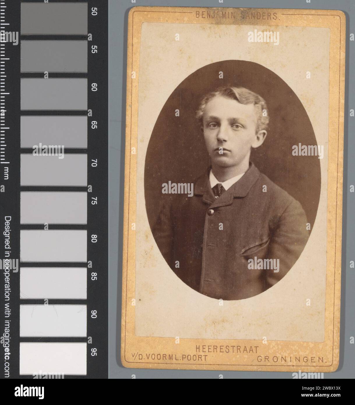 Portrait Van Hiepke Boersma, Benjamin Sanders, 1880 - 1889 Photograph ...