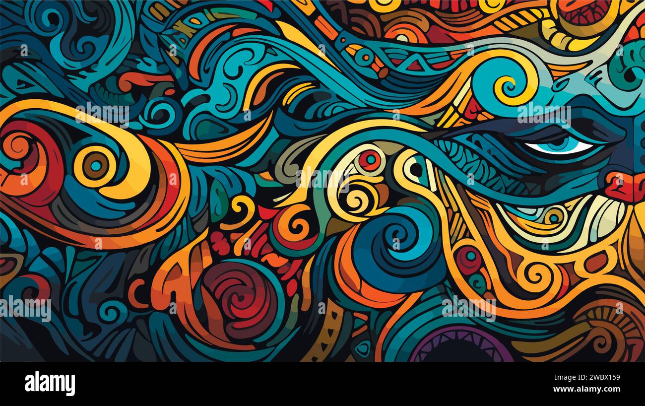 Viking illustration patterns hi-res stock photography and images - Alamy