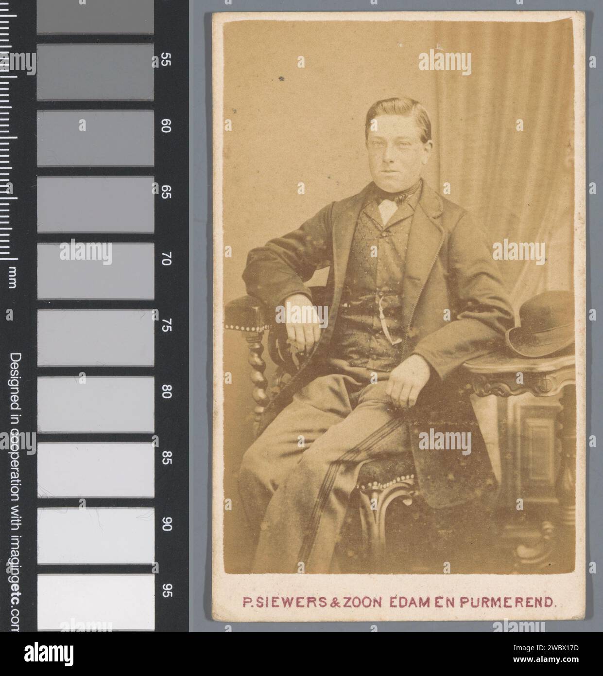 Portrait of Jan Reijnders, P. Siewers & Son, 1857 - 1898 Photograph ...