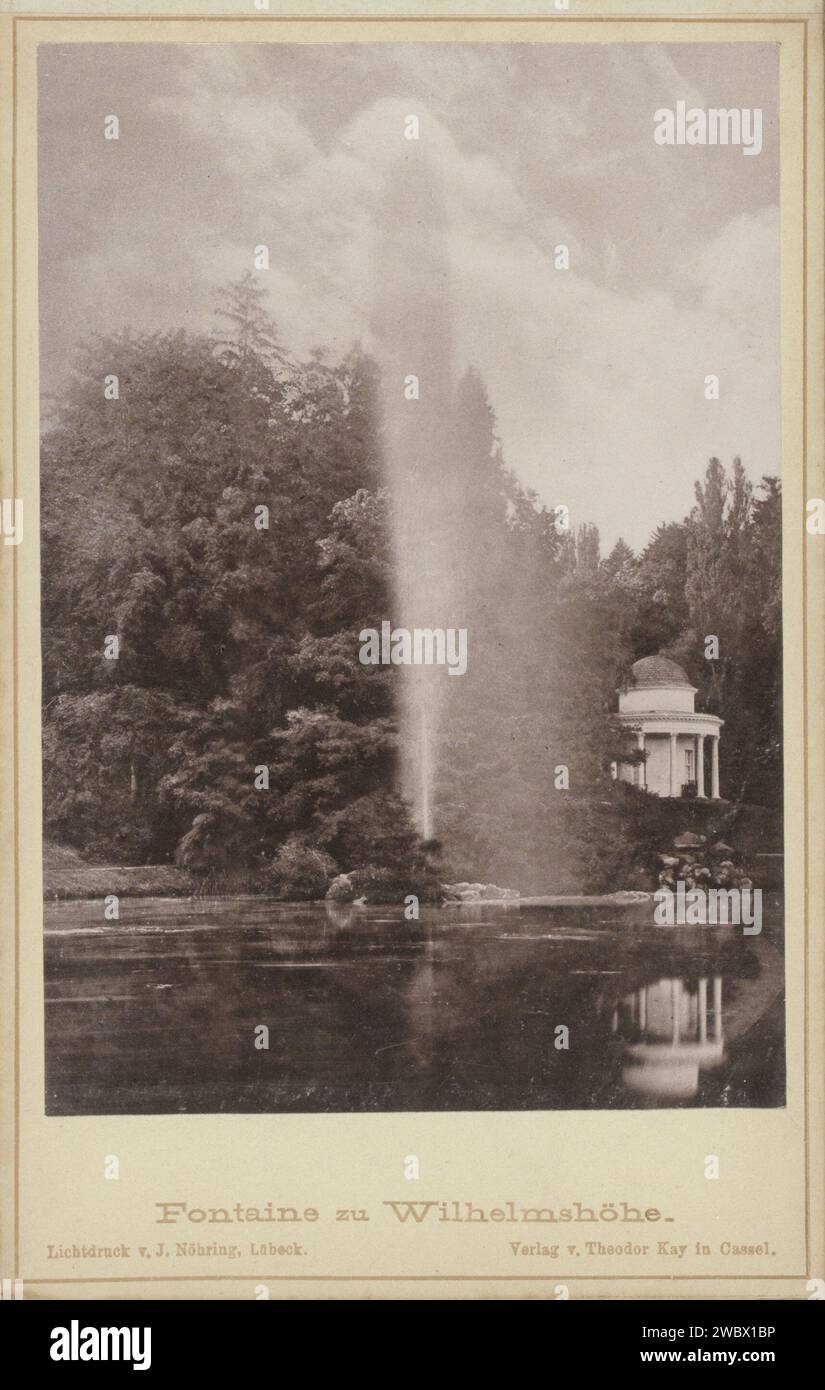 Fontein in Bergpark Wilhelmshöhe, Johan Nöhring, c. 1870 - c. 1890 ...