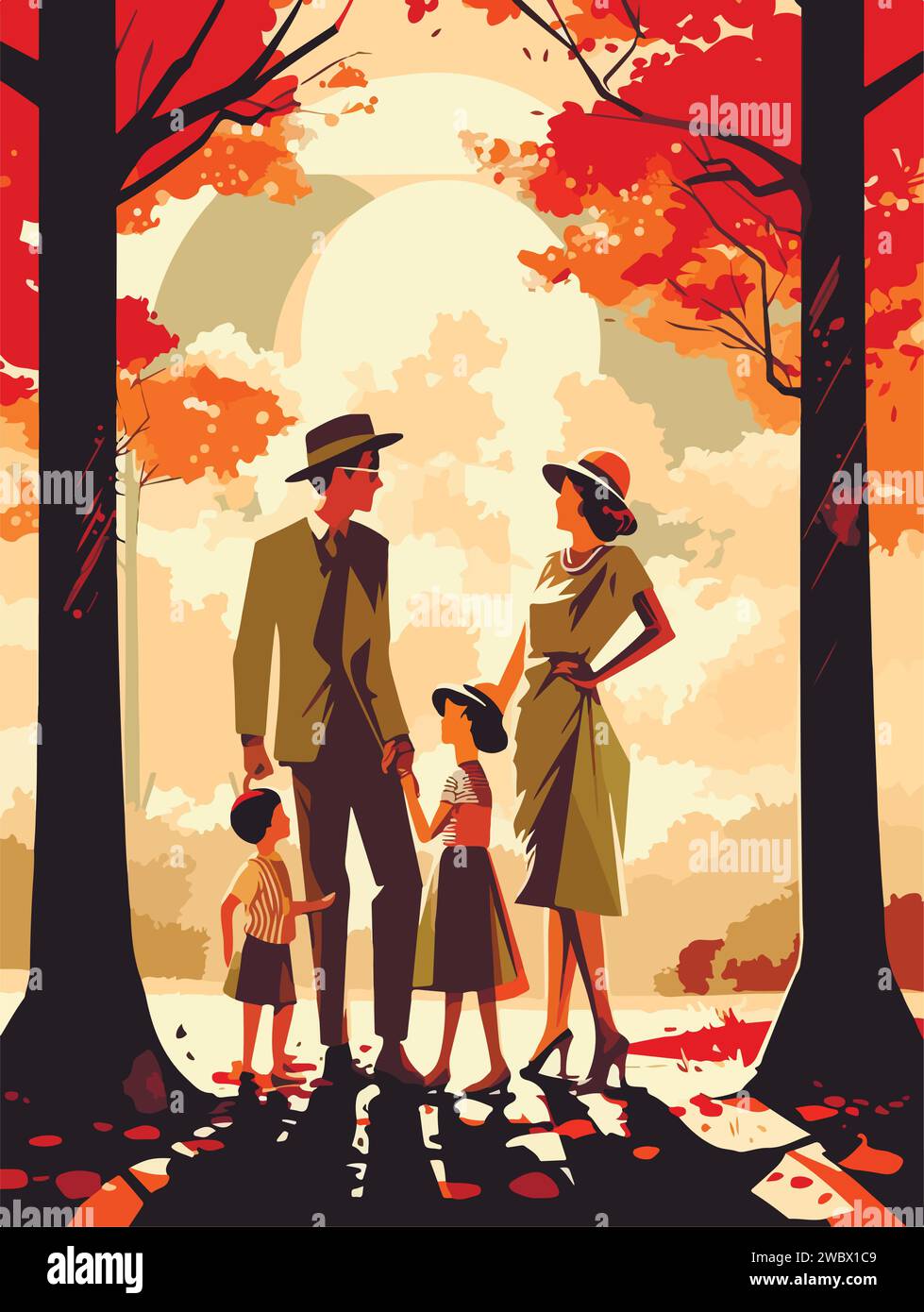 Mother son girlfriend Stock Vector Images - Alamy