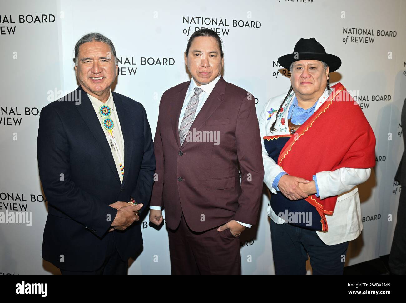 New York, USA. 12th Jan, 2024. Talee Red Corn, Yancey Red Corn and ...