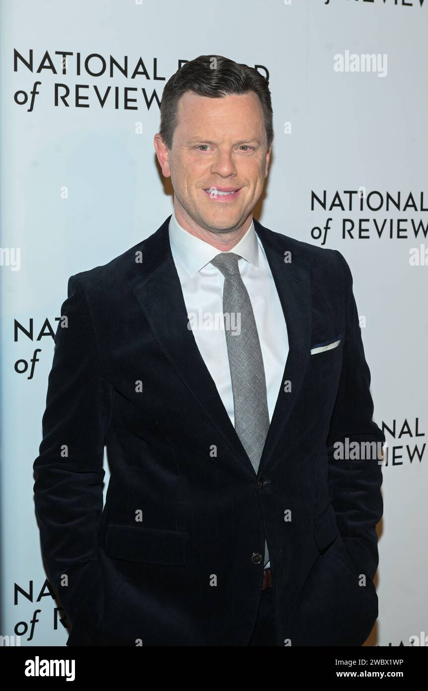 New York, USA. 12th Jan, 2024. Willie Geist attends the 2024 National ...