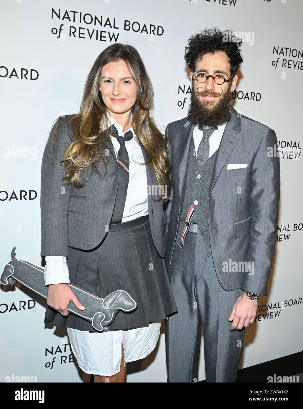 New York, USA. 12th Jan, 2024. Marisa Hunt and Benjamin Marks attend ...