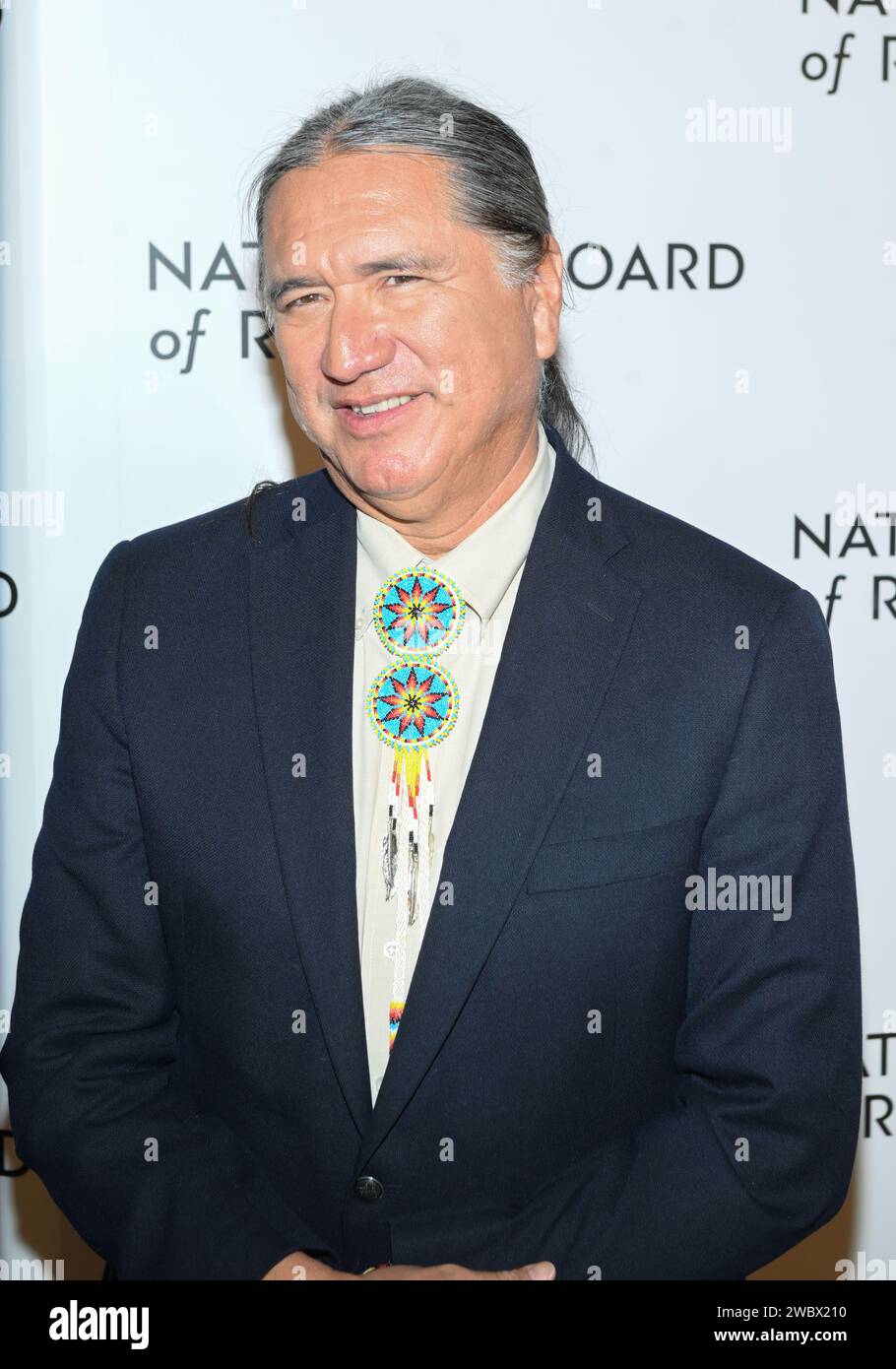 New York, USA. 12th Jan, 2024. Talee Red Corn attends the 2024 National ...