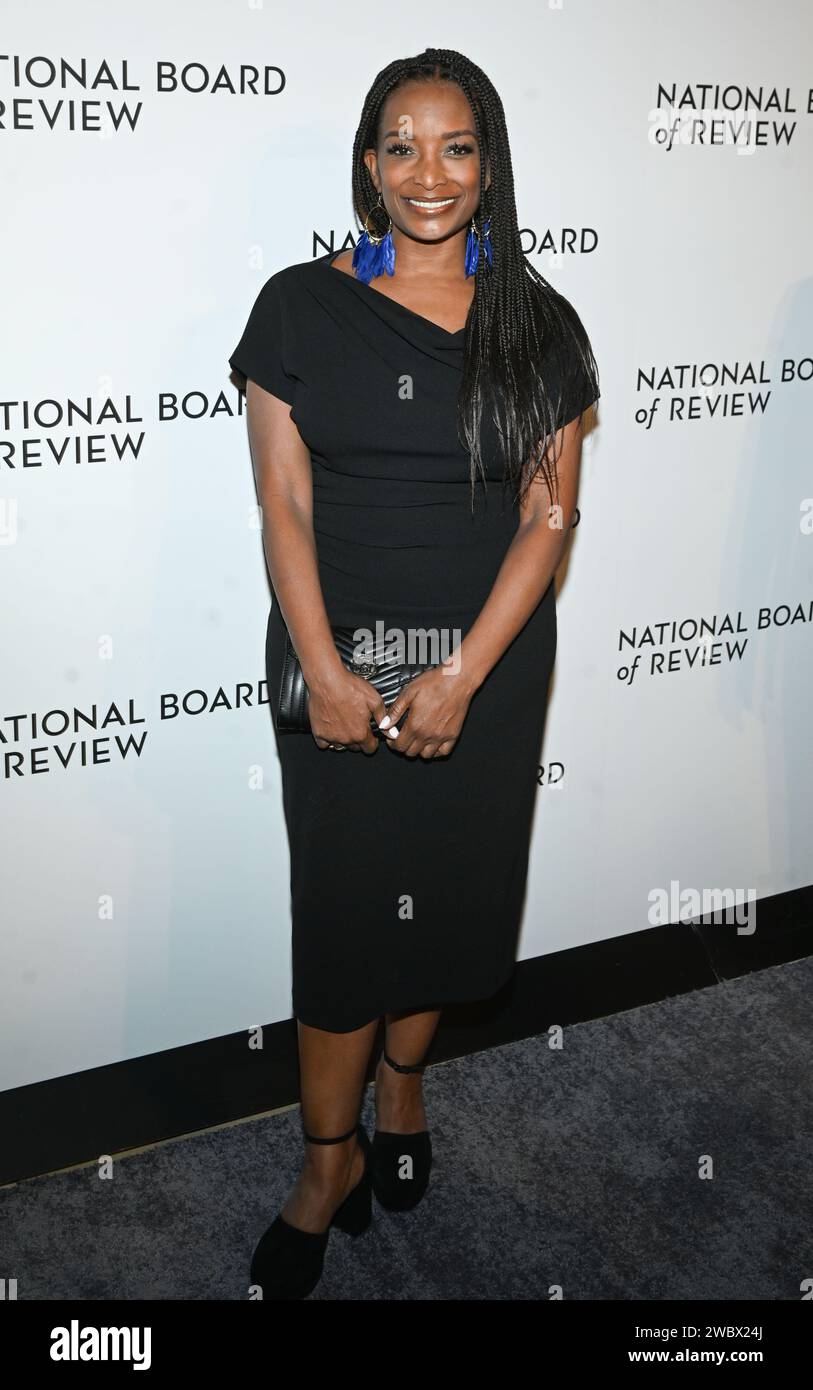 New York, USA. 12th Jan, 2024. Erica Woods attends the 2024 National ...