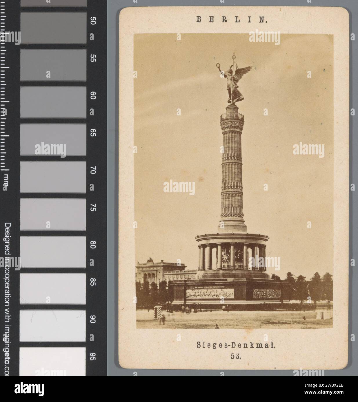 Victory pillar in Berlijn, Anonymous, 1855 - 1885 Photograph. visit ...