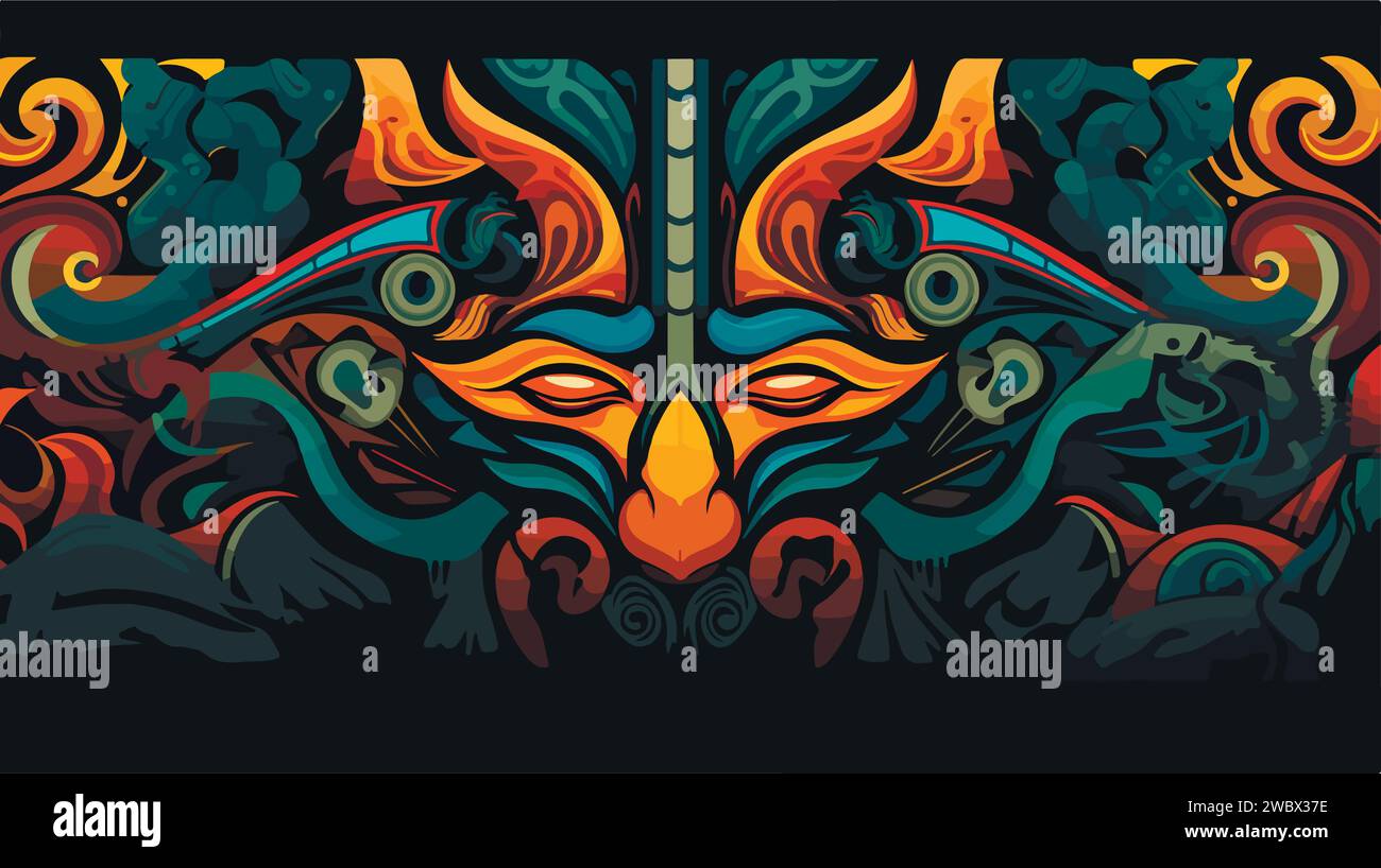 Viking illustration patterns Stock Vector Images - Alamy