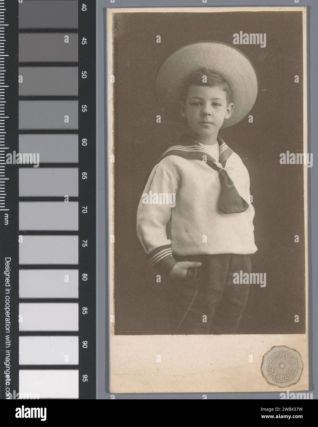 Portrait of an unknown boy in sailor suit, Cordes, 1900 - 1914 ...