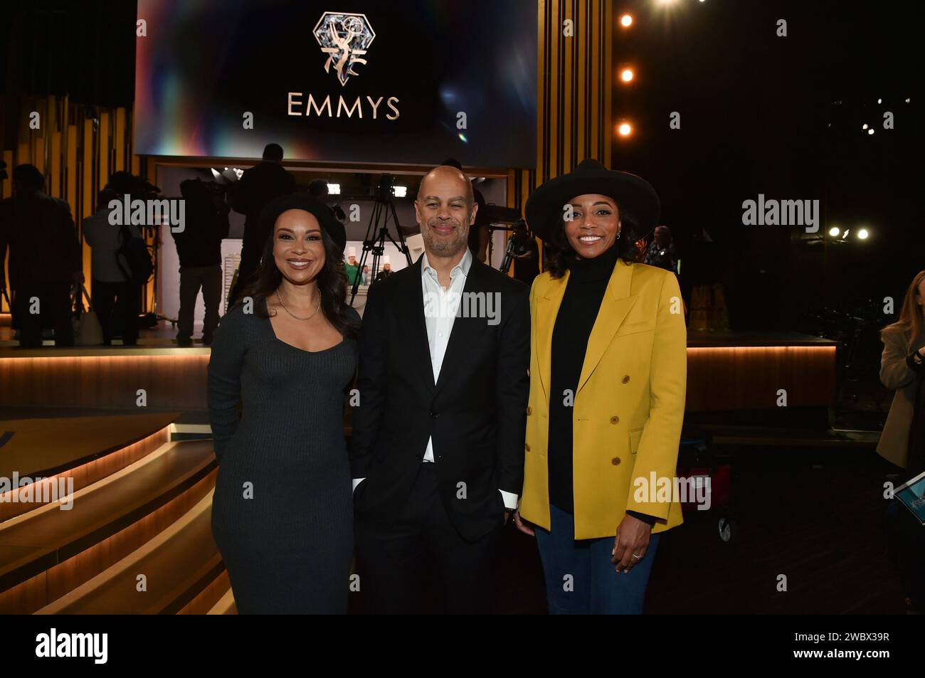 Jeannae Rouzan Clay, Anthony Anderson, Jesse Collins,Dionne Harmon pose ...