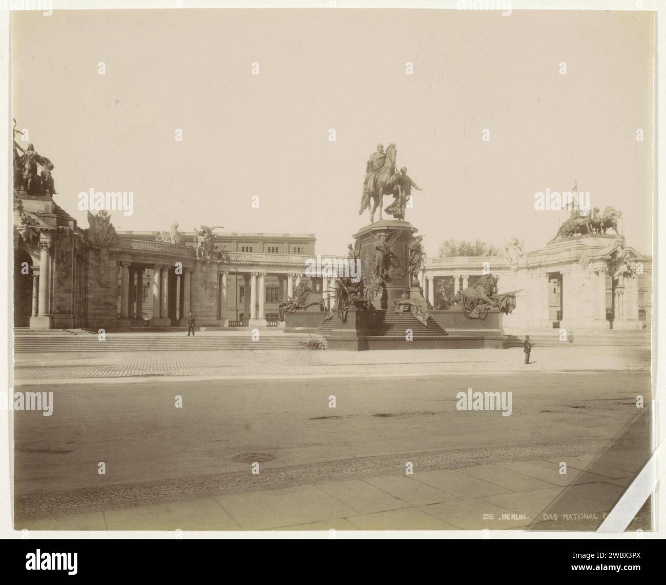 Monument for Emperor Wilhelm I in Berlin, Friedrich Albert Schwartz ...